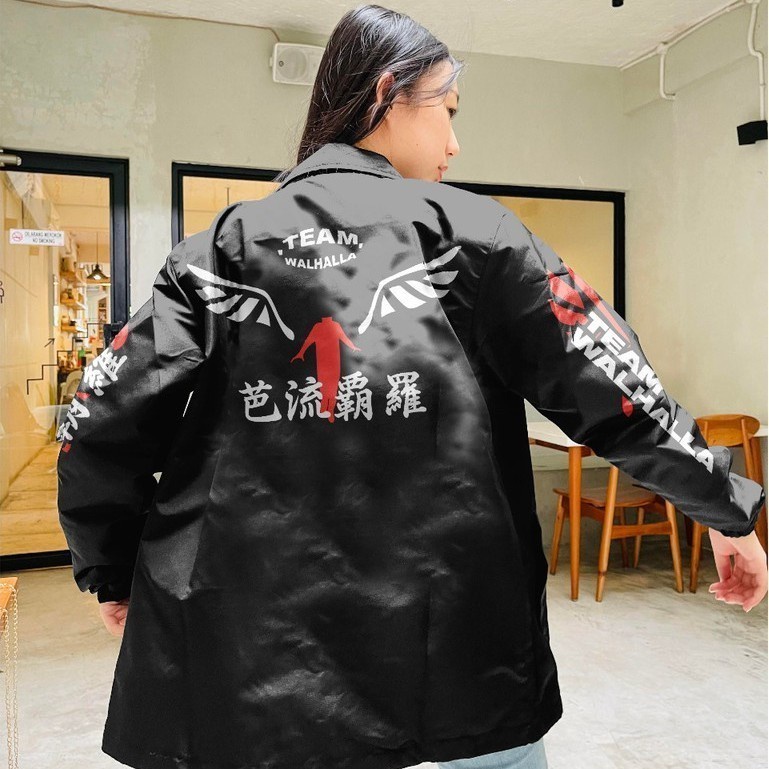 Jual Jaket Coach Tokyo Revengers Team Valhalla Terbaru Dan Trend/ Jaket ...
