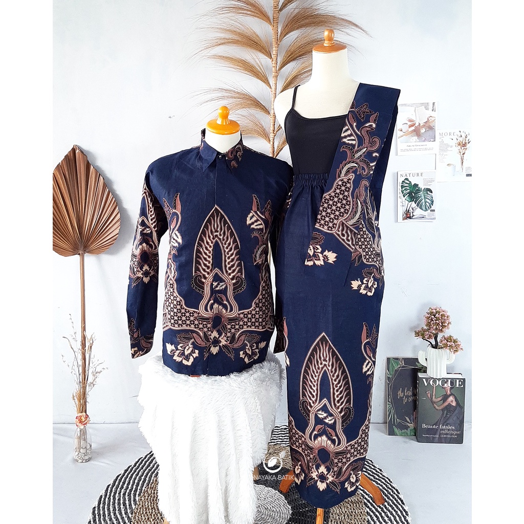 Jual GRATIS ONGKIR - COUPLE BATIK KEMEJA PRIA DAN ROK SPAN AISYAH BAJU ...