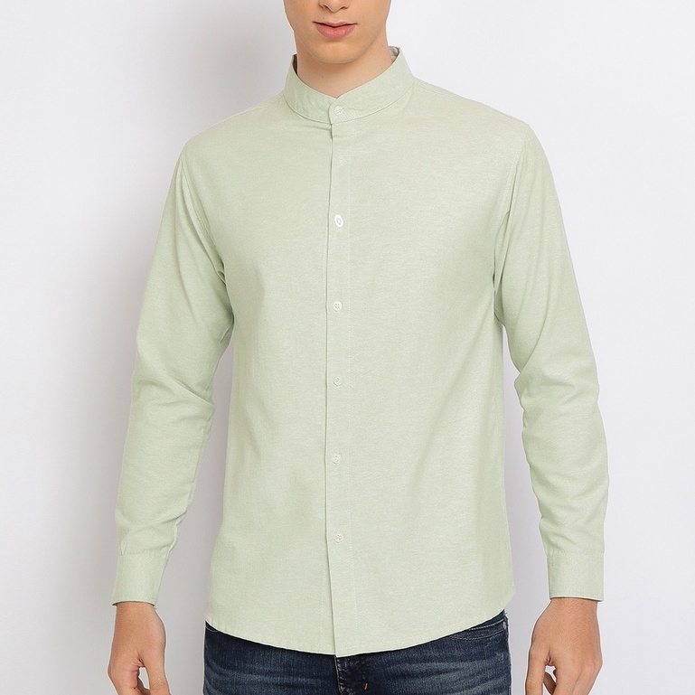 Jual PAULMAY Kemeja Koko Formal Pria Lengan Panjang - Olive | Shopee ...