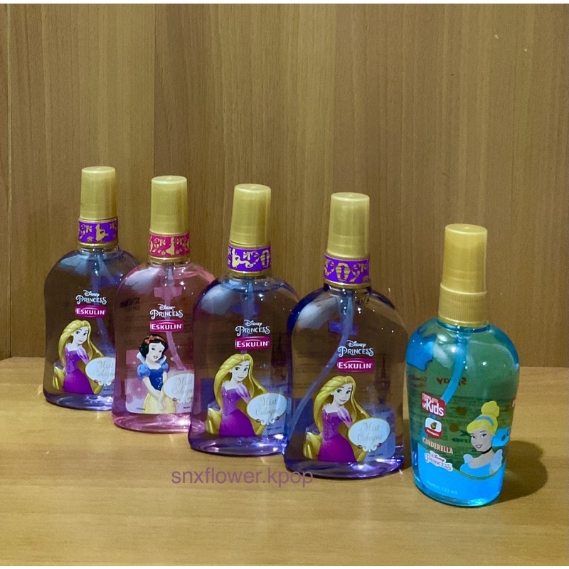 Jual Eskulin kids Mist Cologne sray 125 ml cinderella/rapunzel/snow ...