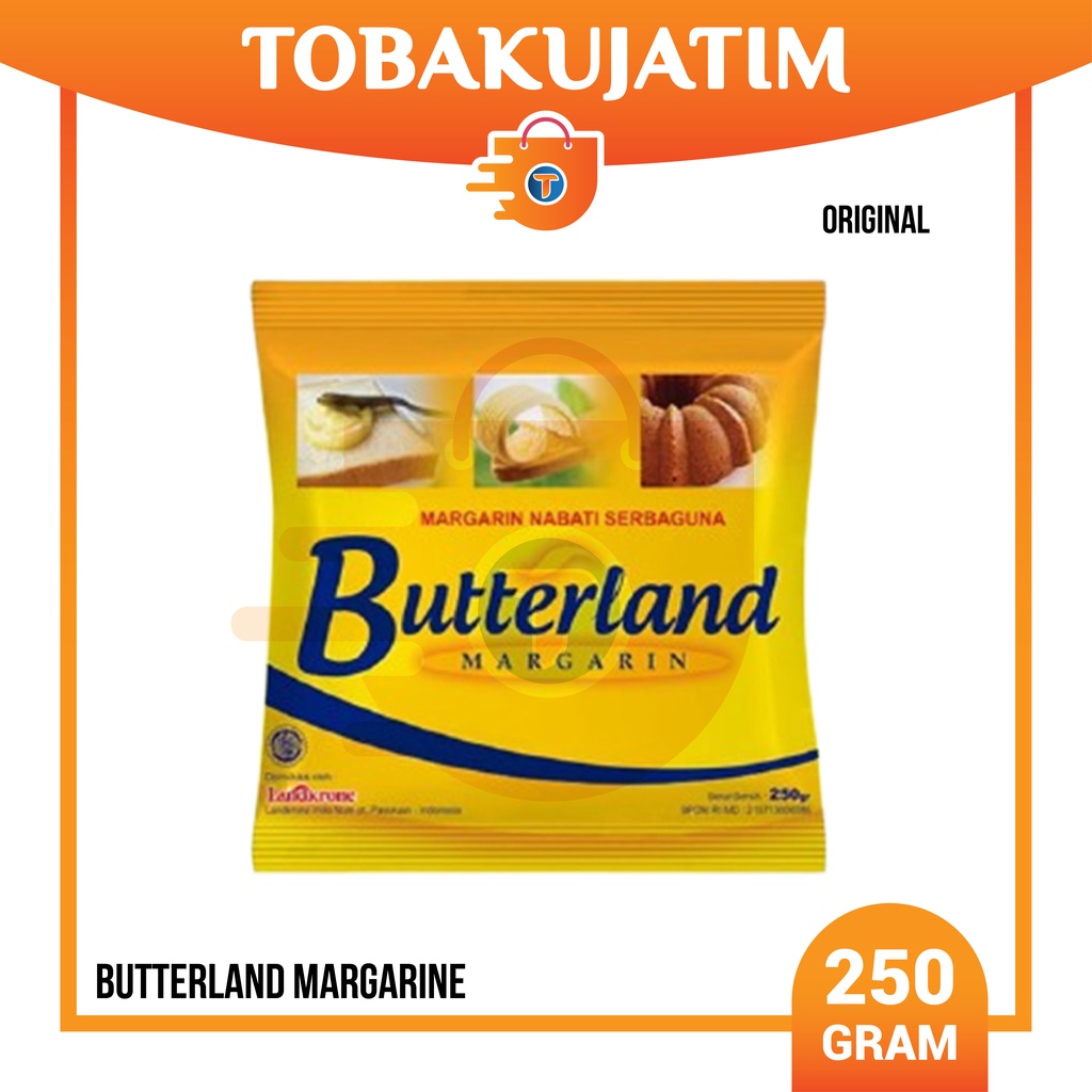 Jual BUTTERLAND SACHET margarine 250gr | Shopee Indonesia