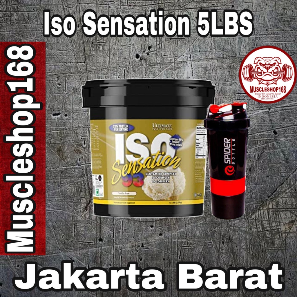 Jual UN Ultimate Nutrition Iso Sensation 93 5 lbs Iso Sensa 93 5lbs ...