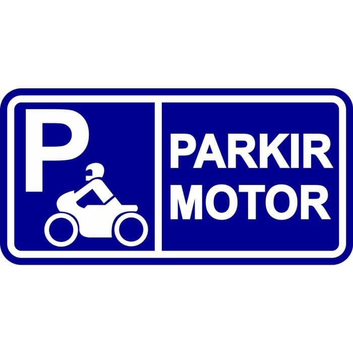 Jual Sign Sticker Parkir Motor K3 Stiker K3 Rambu Safety | Shopee Indonesia