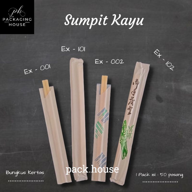 Jual Sumpit Kayu | Sumpit Bungkus Kertas Printing | Sumpit Take Away ...