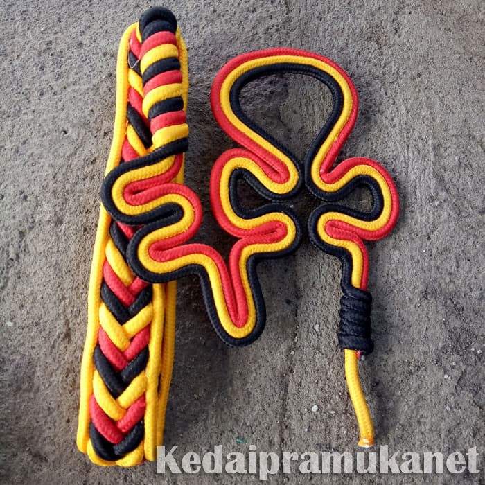 Jual Tali Kur Koor Komando Variasi Pramuka Taruna Kepang Tiga Warna ...