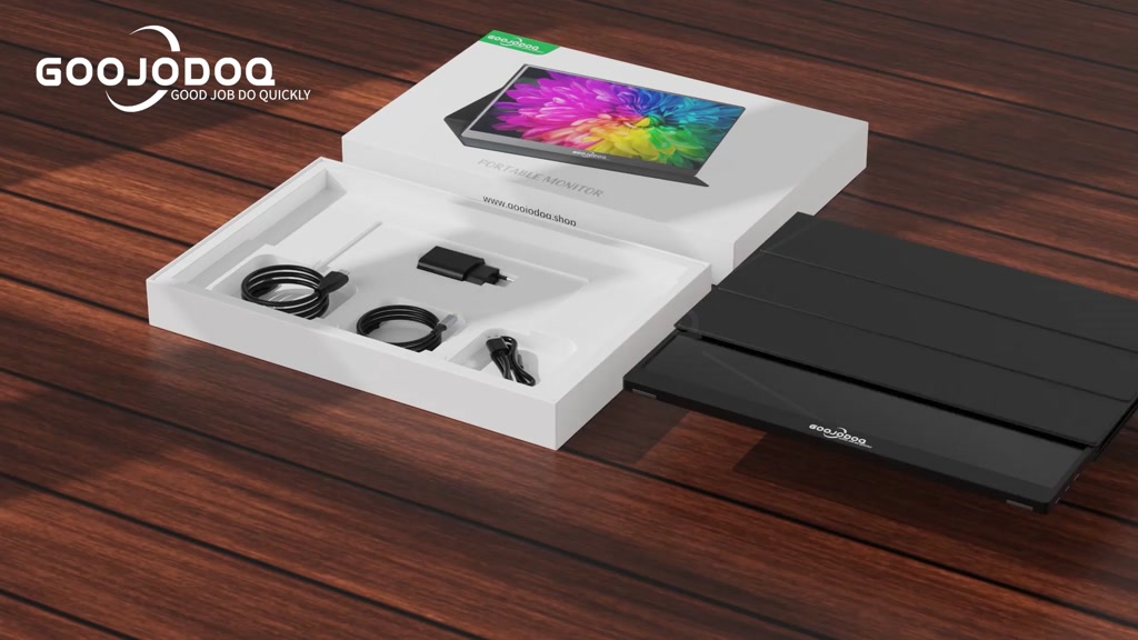Jual Goojodoq Portable Monitor for Laptop 15.6'' 1920*1080P 4K FHD IPS ...