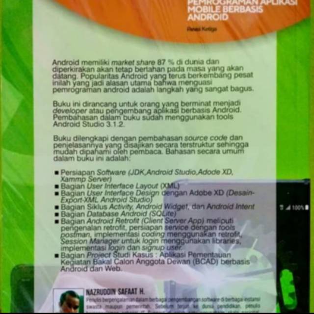 Jual BUKU ANDROID STUDIO - android pemograman Aplikasi mobile Berbasis ...