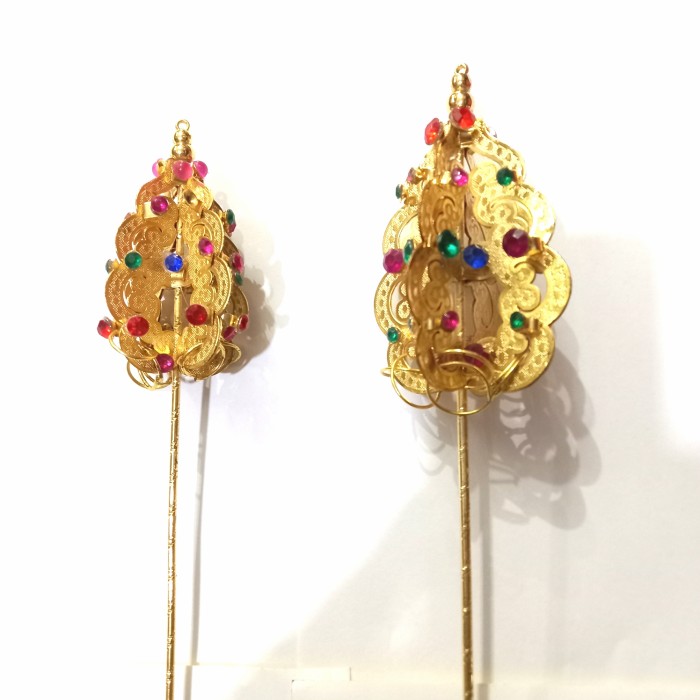 Jual Tongkat Dewa Ti Cang Wang Te Cong Ong mas ukuran 12 inci dan 16 ...