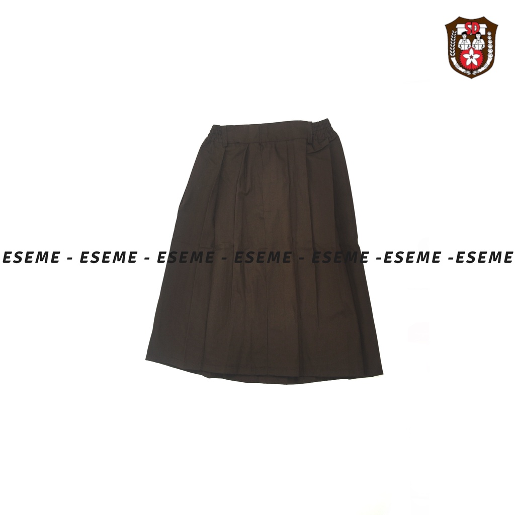 Jual ROK PENDEK Sekolah SD Rok Rempel Perempuan Seragam Sekolah SD MI Warna MERAH PUTIH COKLAT ...