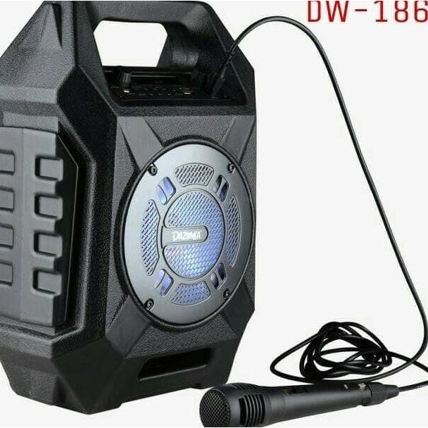 Jual Speaker/ speaker aktif portabel DAZUMBA DW 186+mic | SPEAKER | Shopee Indonesia
