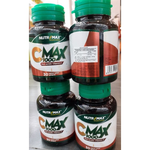 Jual NUTRIMAX CMAX 1000MG 30 TABLET | Shopee Indonesia