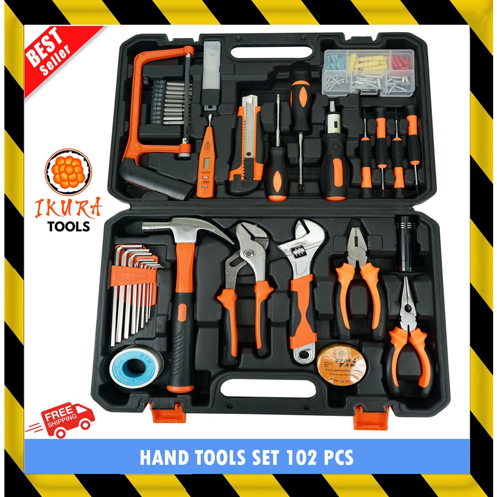 Jual HAND TOOLSET TOOLS TOOLBOX KIT ALAT PERKAKAS PERTUKANGAN MEKANIK ...