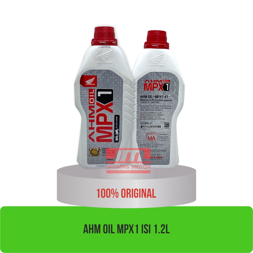 Jual AHM oil MPX 1 isi 1.2L Produk Original | Shopee Indonesia