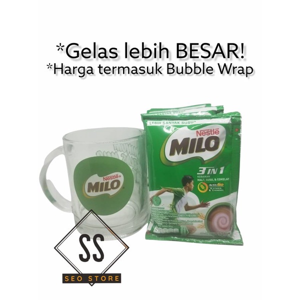 Jual Milo 3in1 34g 10 sachet free tumbler/toples(di mohon penambahan ...