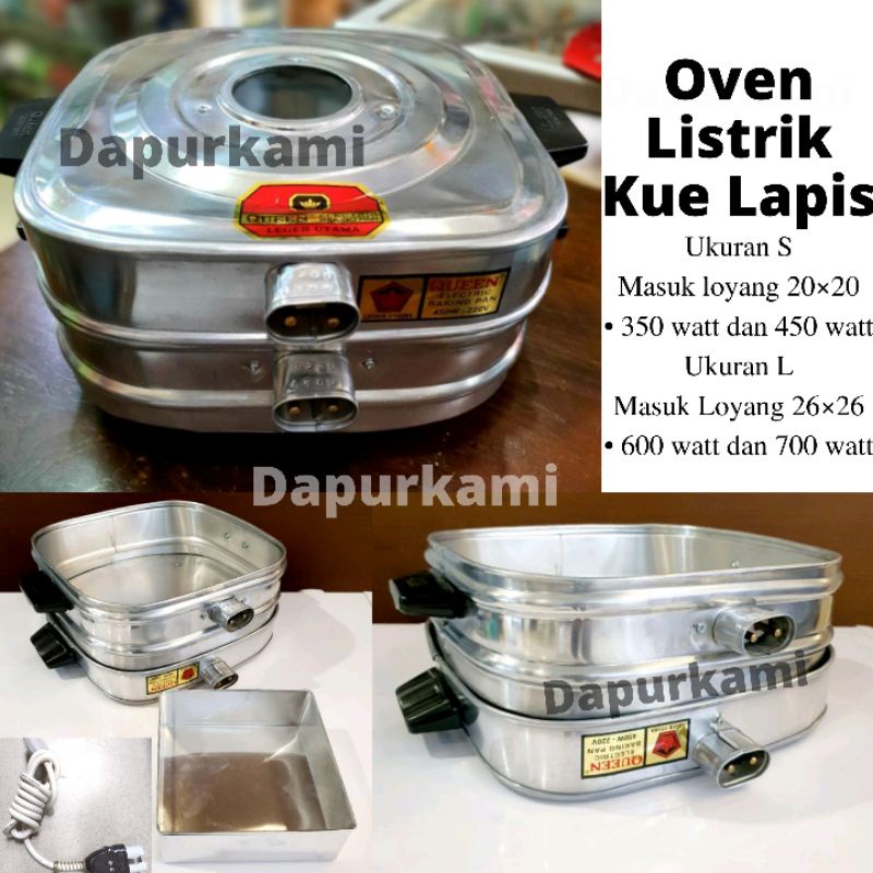 Jual Baking Pan Queen Listrik Ukuran S 450 watt | Bakingpan Electric ...