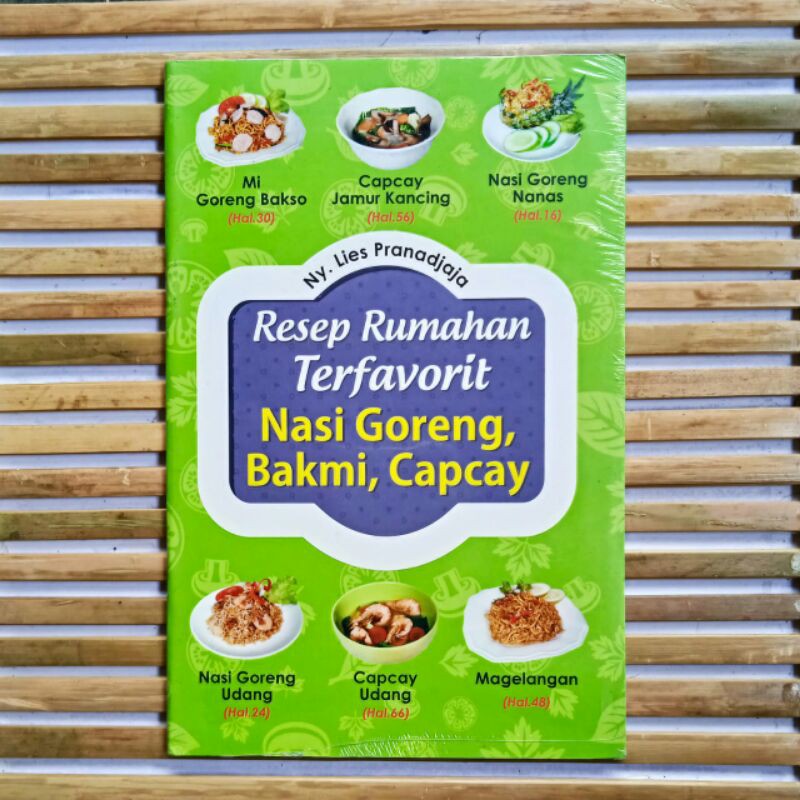 Jual Resep Rumahan Terfavorit Nasi Goreng, Bakmi, Capcay | Shopee Indonesia