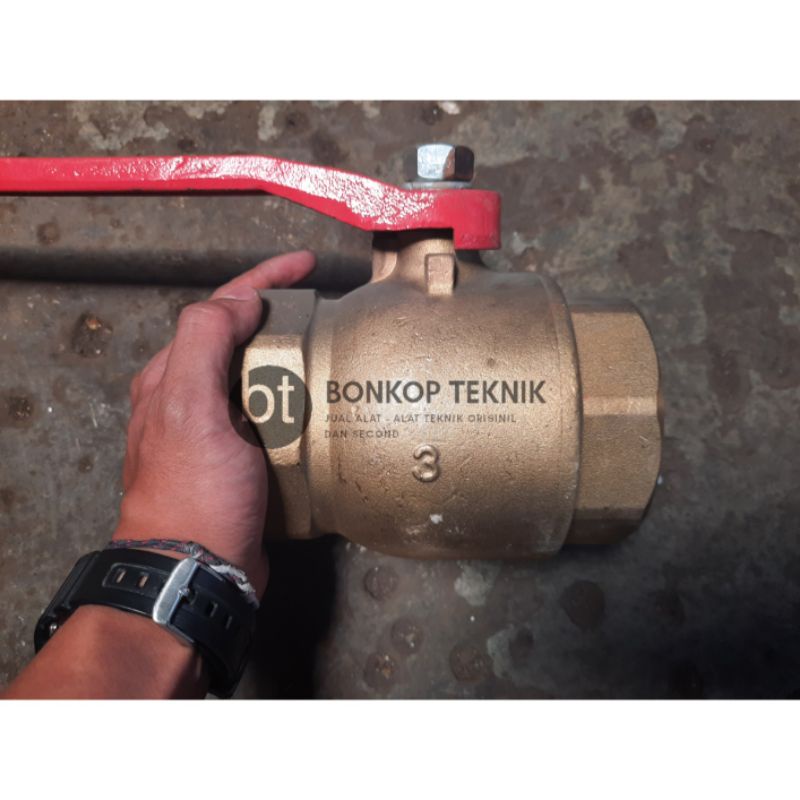 Jual Ball Valve 3 Inch Kitz / Ball Valve 3" Kitz Original Made In Japan ...