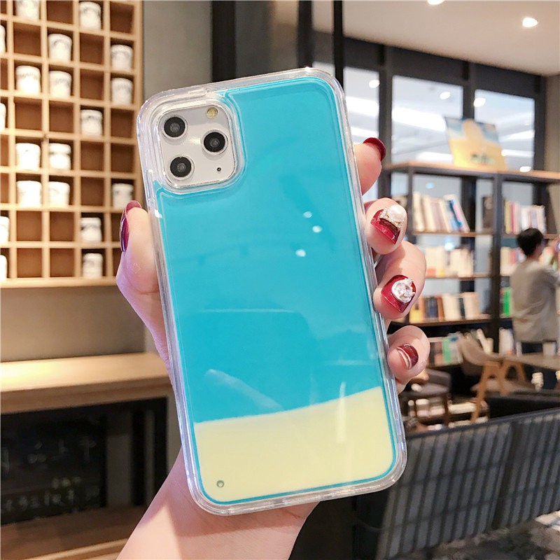 Jual Case / Casing iPhone Pasir Neon Glow in The Dark High Quality ...