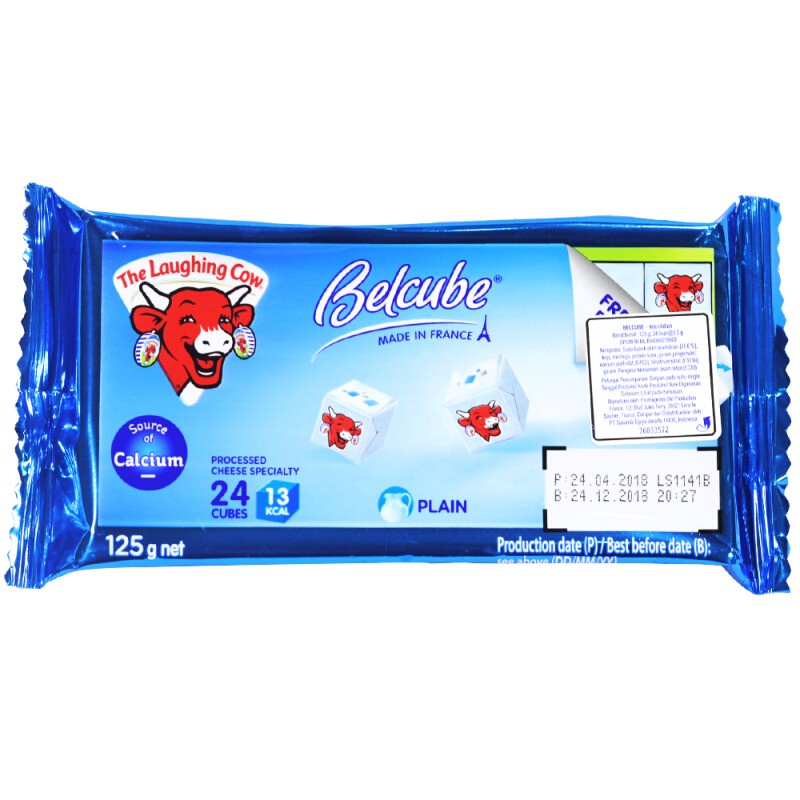 Jual Keju Belcube Laughing Cow - 125 Gram / 24 Cube | Shopee Indonesia
