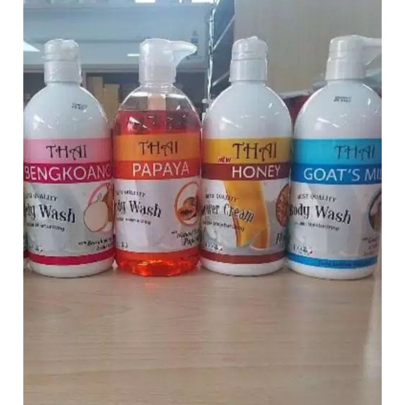 Jual Sabun Cair Thai body wash 1000 ml kemasan pump | Shopee Indonesia