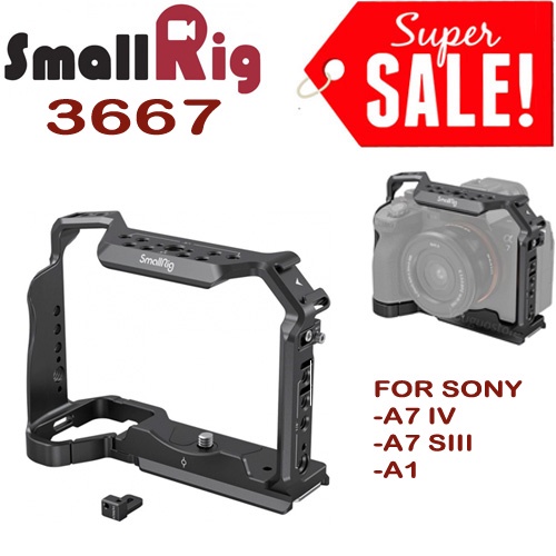 Jual SmallRig Camera Cage for Sony A7IV/A7SIII/A1/A7RIV 3667 | Shopee ...