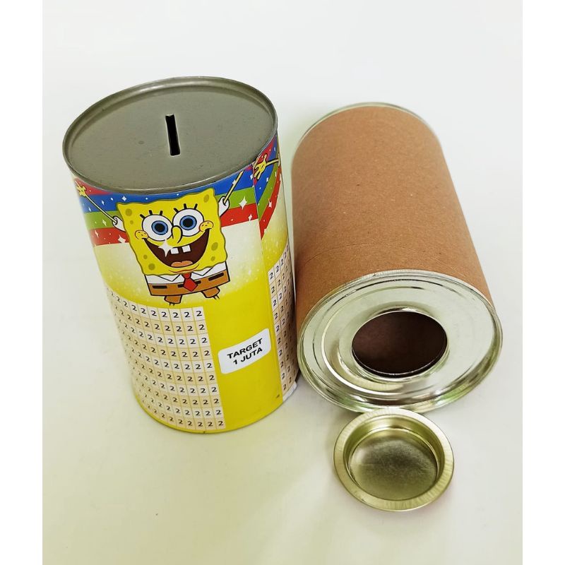 Jual celengan nabung target viral karakter spongebob nabung 2 ribu jadi ...