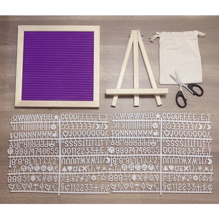 Jual Jual Ard01 - Papan Huruf Diy / Felt Letter Board Home Decor ...