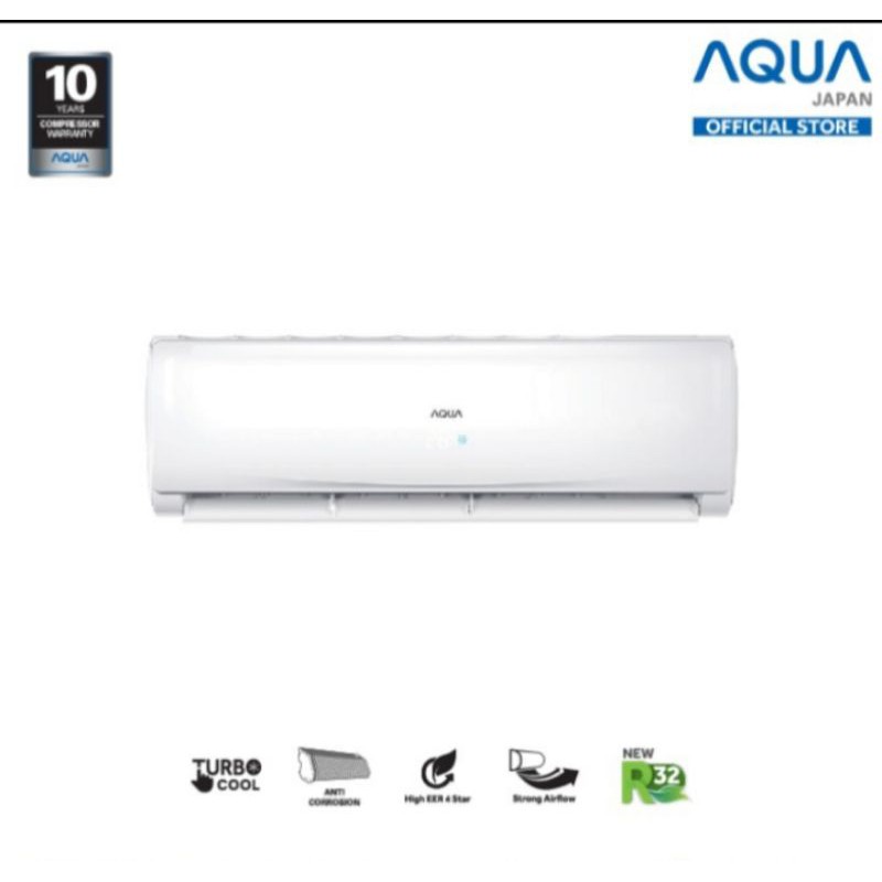 Jual AC SPLIT AQUA AQA-KR05AHR 1/2PK+free pasang+instalasi | Shopee ...