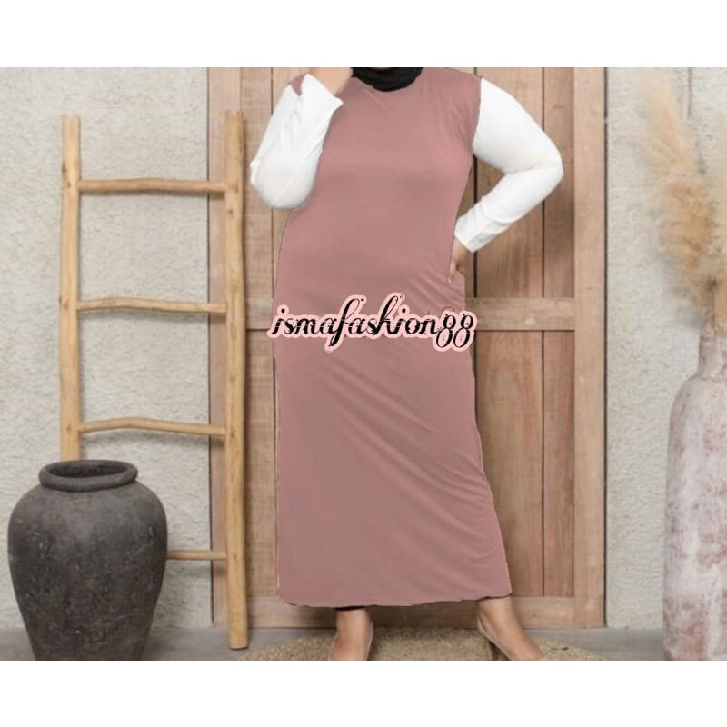 Jual JUMBO MANSET GAMIS YUKENSY\MANSET GAMIS BUNTUNG TANPA LENGAN ...