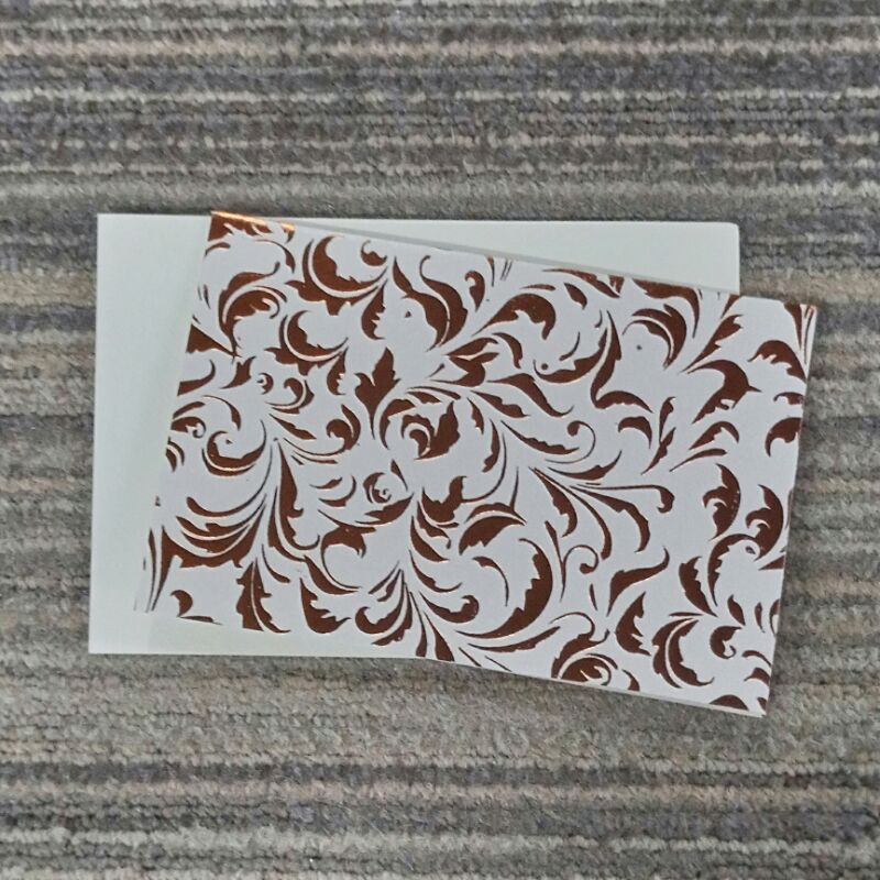 Jual Blank Card Batik / Kartu Ucapan Motif Batik / Blank Card (6 ...