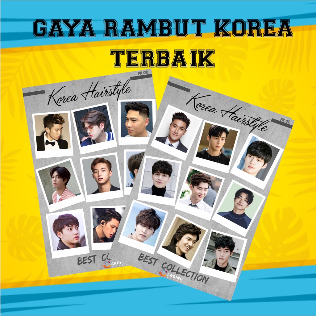 Jual POSTER DINDING AESTHETIC POTONGAN RAMBUT PRIA KOREA TERUPDATE ...