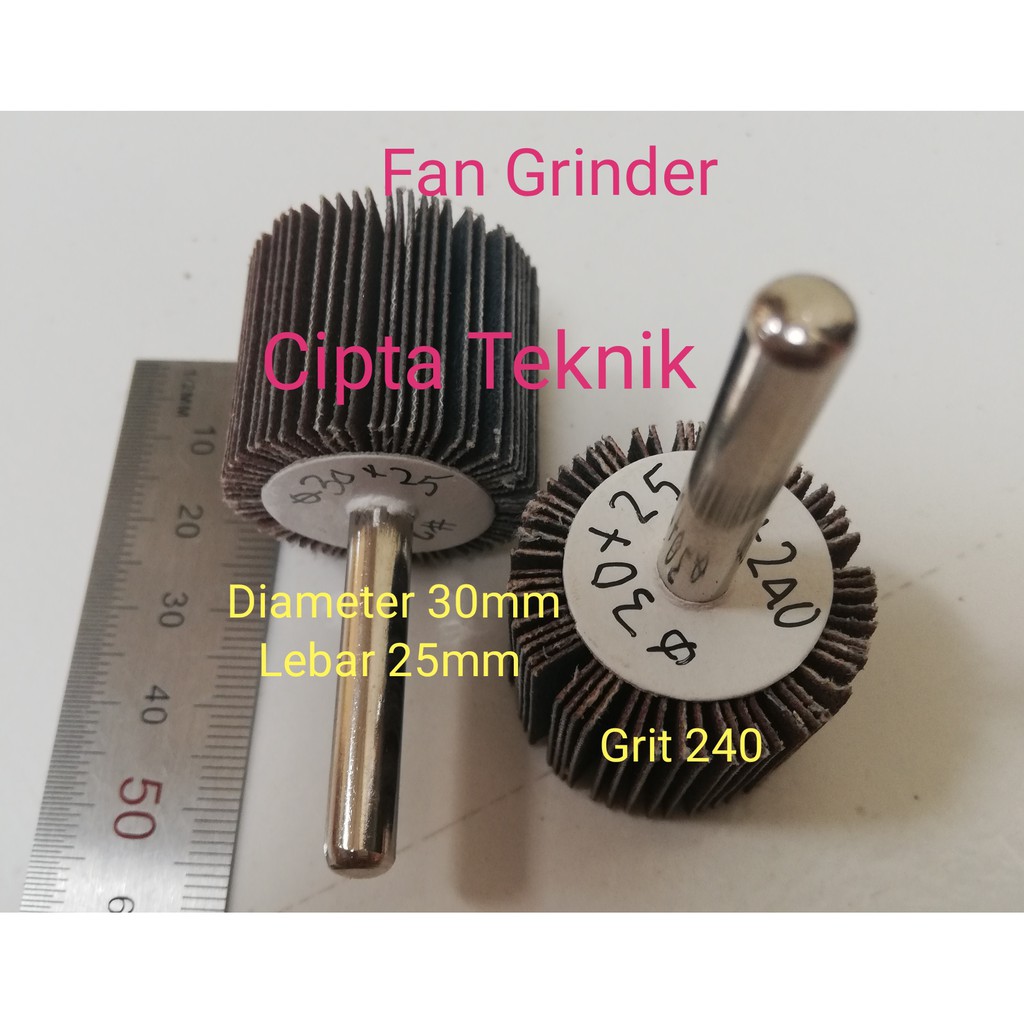 Jual Fan Grinder 30x25 grit 240 - Amplas kipas | Shopee Indonesia
