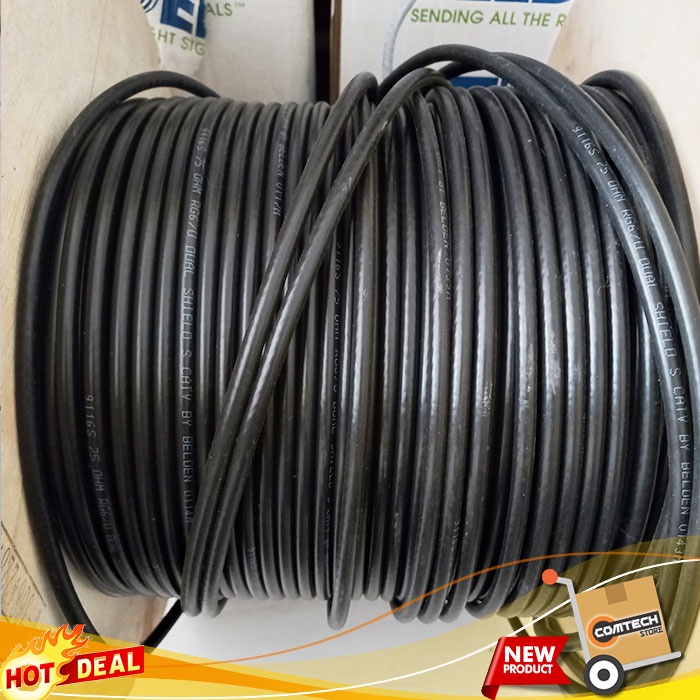 Jual Kabel Belden Coaxial Rg6 9116S / Kabel Belden | Shopee Indonesia
