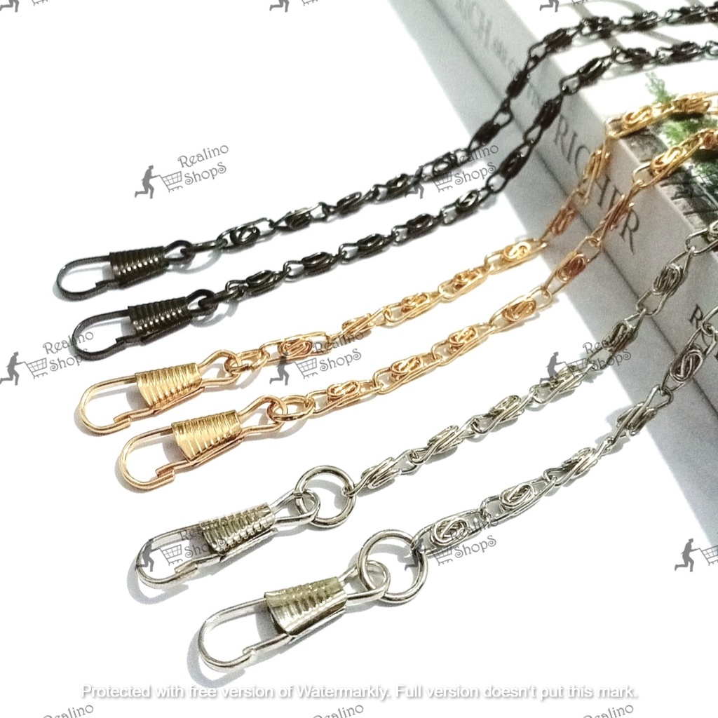 Jual RANTAI ULIR / RANTE TAS WANITA / RANTE DOMPET (TERMASUK PENGAIT ...