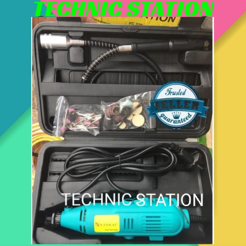 Jual Mini Die Grinder Set 40 pcs Nankai Tuner | Shopee Indonesia