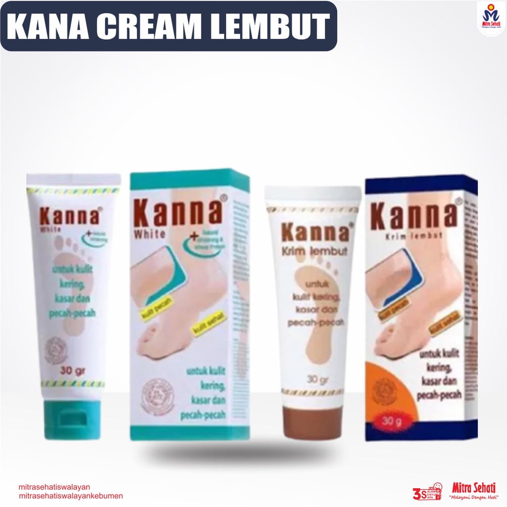 Jual KANA CREAM LEMBUT / KANA CREAM / KANA WHITE 30mL [ Mitra Sehati ...