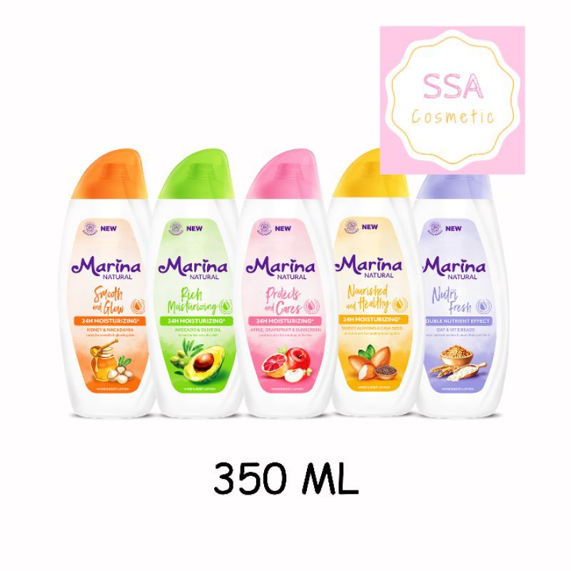 Jual *New* Marina Handbody Natural 350ml (Harga Distributor) | Shopee ...