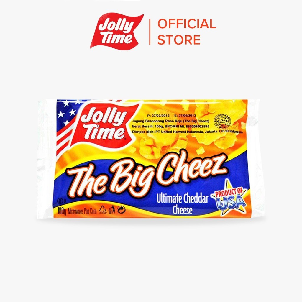 Jual Jolly Time Mircowave Popcorn - The Big Cheez Product Of USA ...