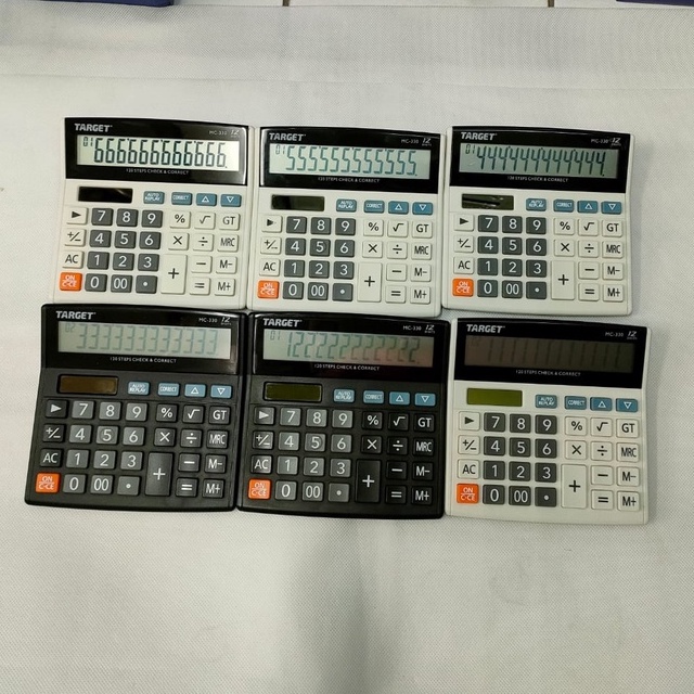 Jual KALKULATOR TARGET MC-330 12DIGITS Kondisi Bekas pakai namun masih ...