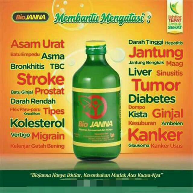Jual BIOJANNA MINUMAN HERBAL CAIR MENGATASI BERBAGAI MACAM PENYAKIT ...
