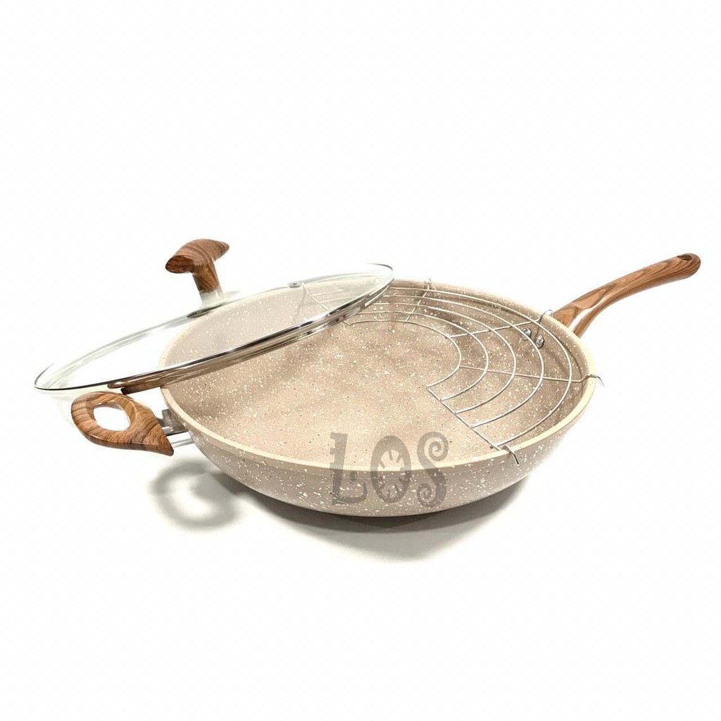 Jual Panci Ceramic Marble DEEP PAN 32cm VR (00253.00077) | Shopee Indonesia