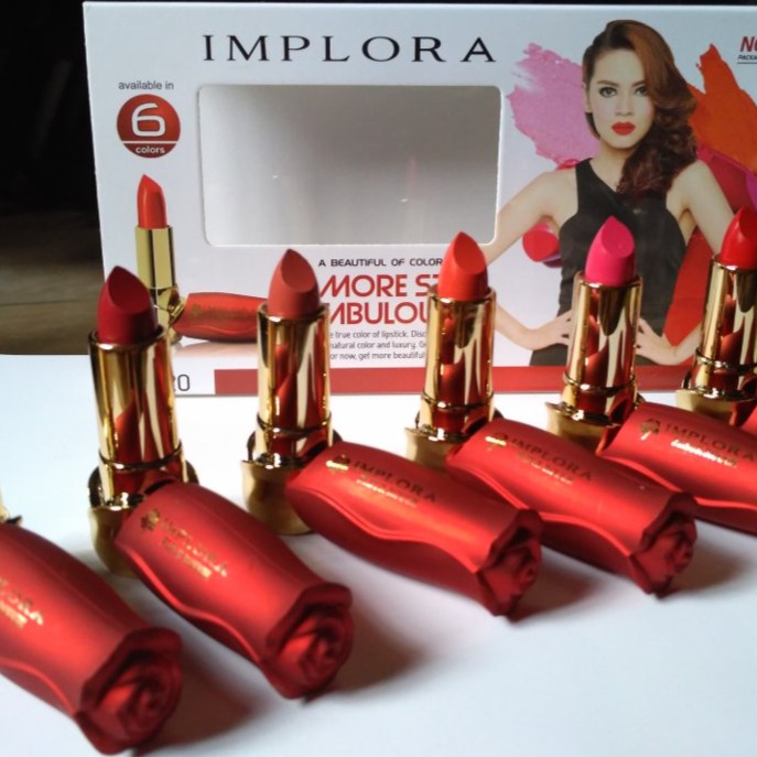 Jual Implora Matte Lipstick (Bunga Mawar) | Shopee Indonesia