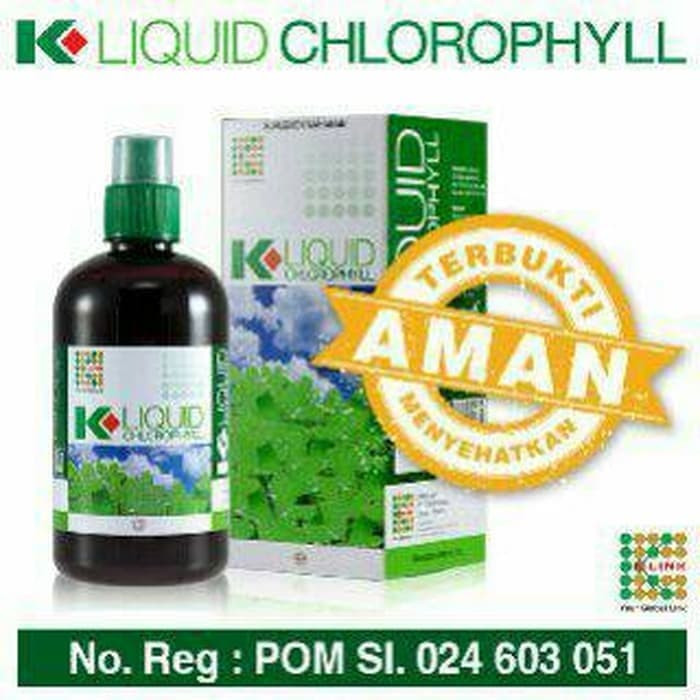 Jual Klink liquid hijau daun klorophile chlorophylle cair 500 ml ...