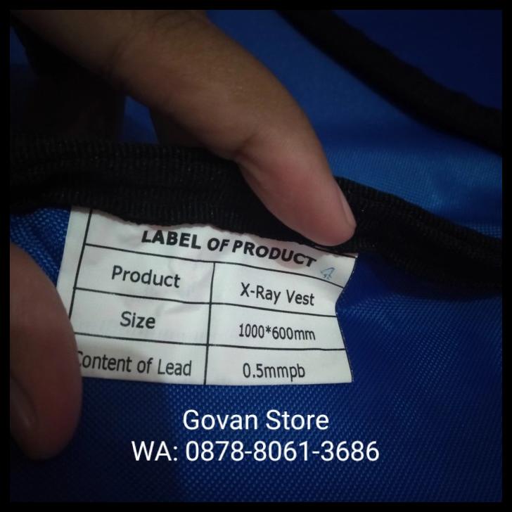 Jual Apron Timbal Double Tebal 0.5 Mm Pakaian Appron Radiologi Anti ...