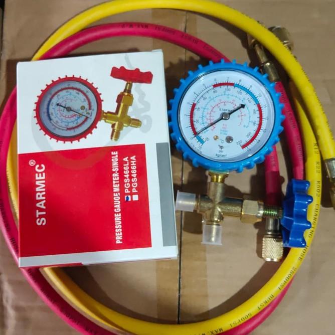 Jual Alat Isi Freon Ac Manifold Single Meter | Shopee Indonesia
