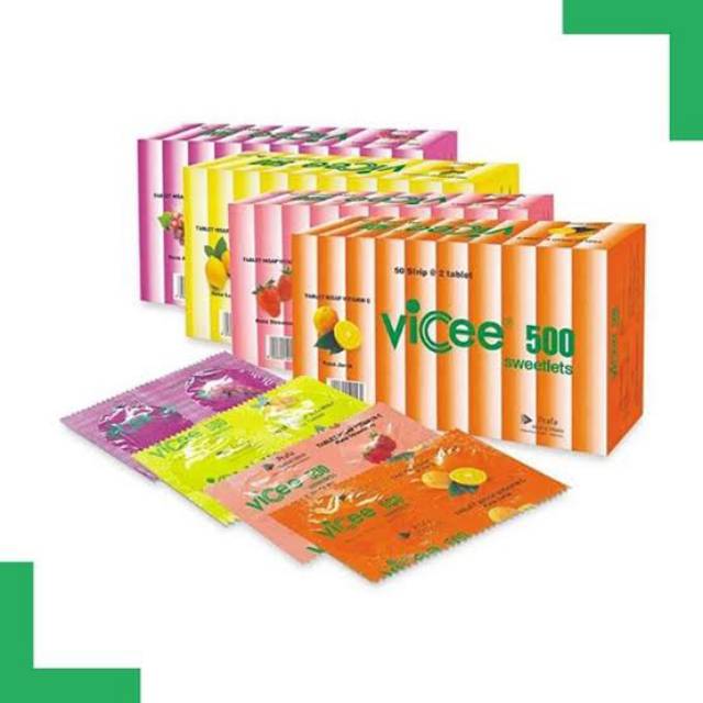 Jual Vitacimin Vitamin C Vicee 500MG Tablet Hisap | Shopee Indonesia