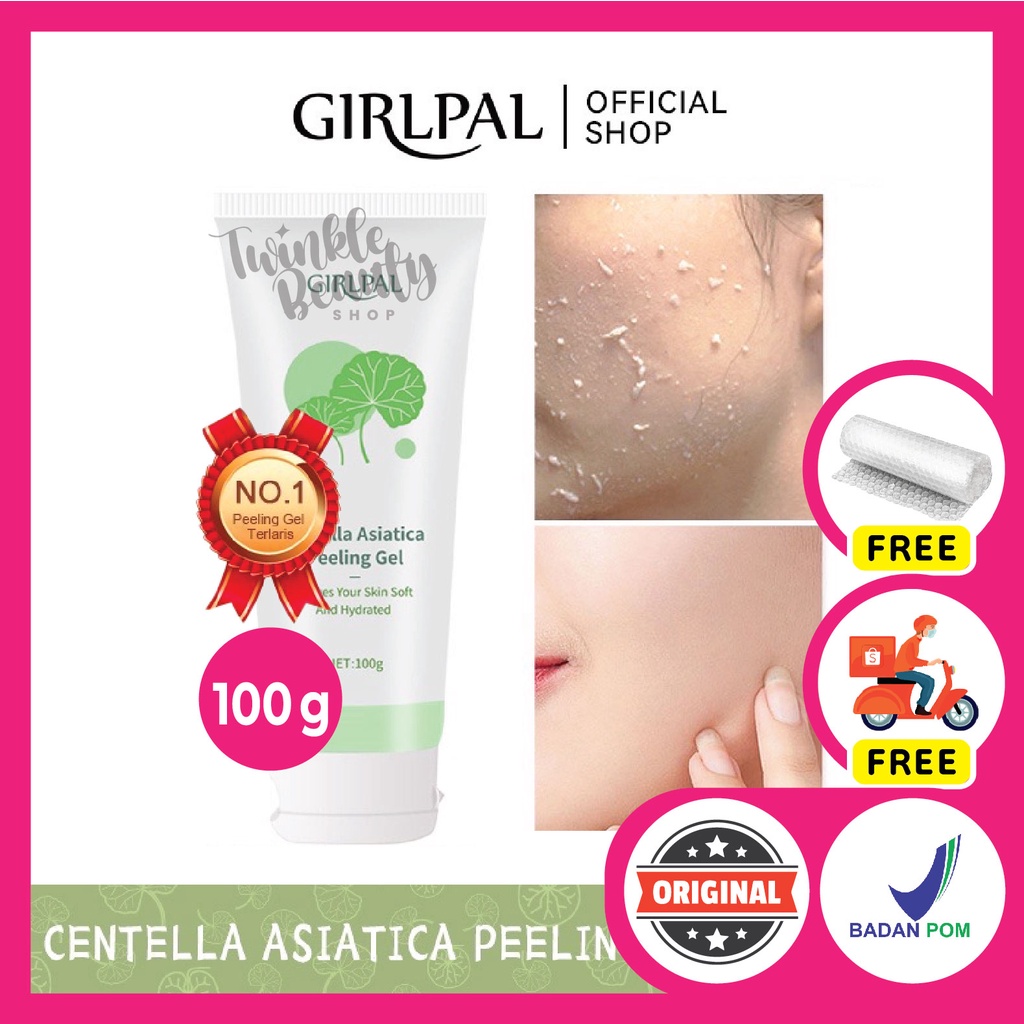 Jual GIRLPAL ORIGINAL Centella Asiatica Peeling Gel Girlpal 100g Facial Glowing Blackhead ...