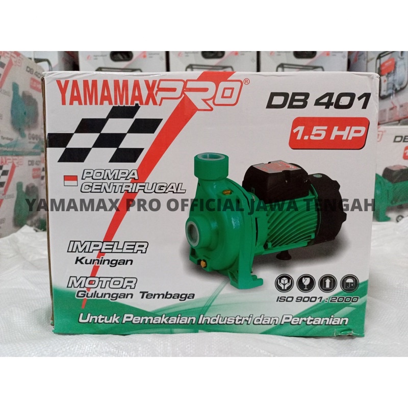 Jual POMPA AIR / POMPA CENTRIFUGAL DB 401 1,5 HP YAMAMAX PRO | Shopee ...