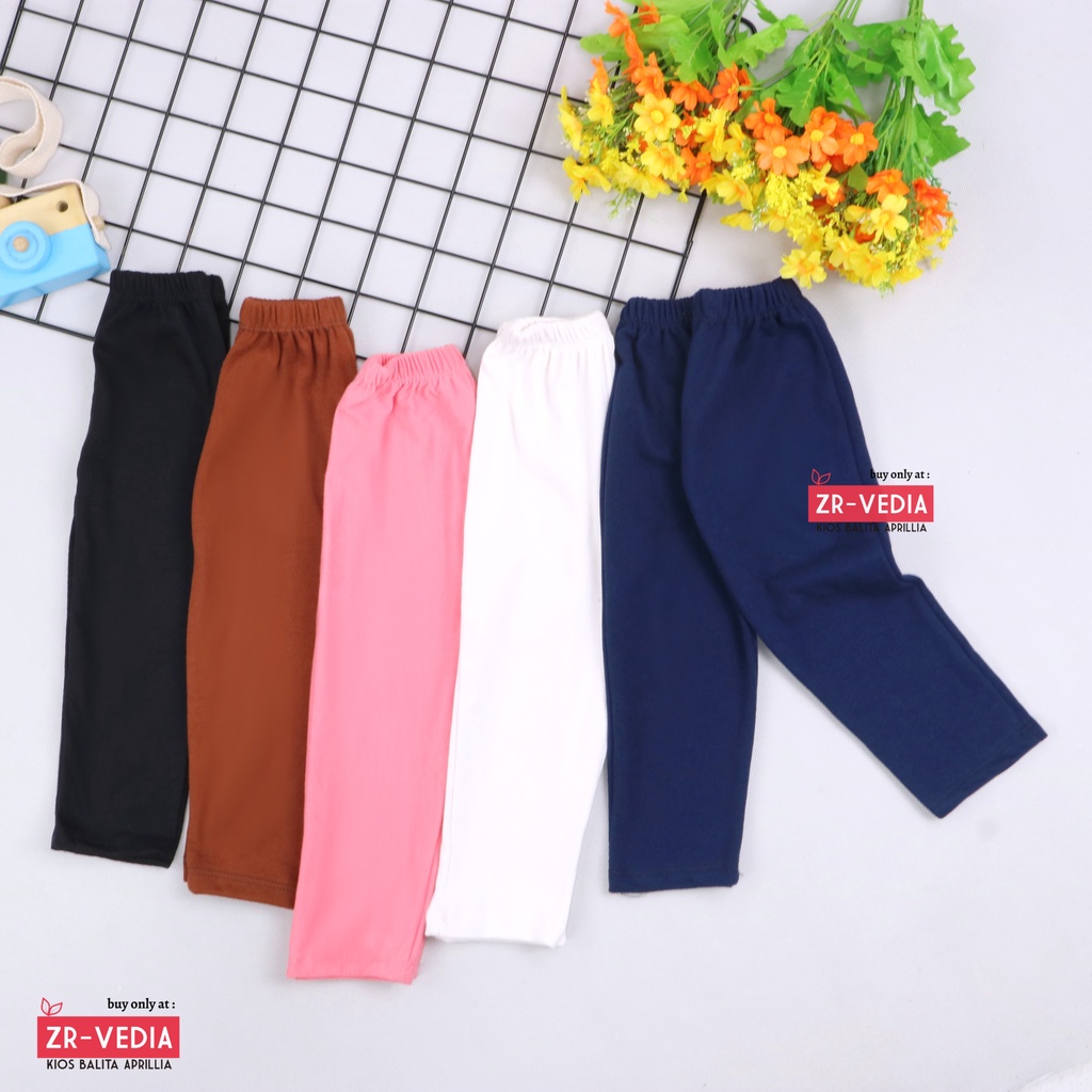Jual (PILIH WARNA) Legging Sheila uk Bayi 3-12 Bulan / Bahan Knit Katun ...