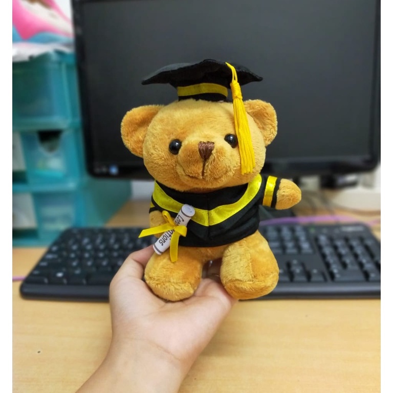 Jual Boneka Beruang Wisuda 05"/12cm/boneka Aplikat Toga/Kado Wisuda ...